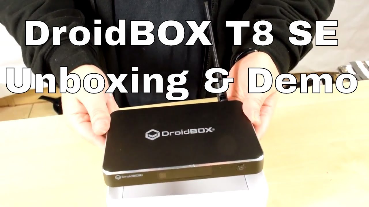 T8 SE Unboxing & Demo - 2017's must have latest Android 7 box - YouTube