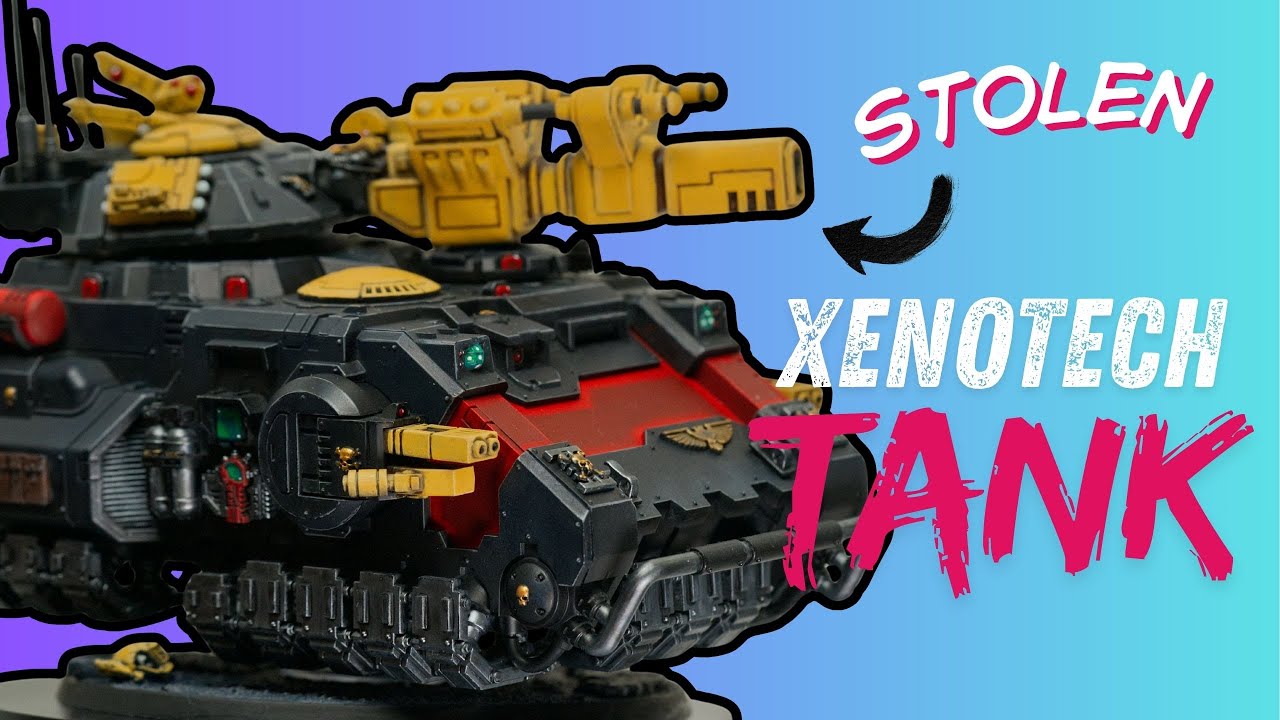 Kitbashing Deathwatch Xenotech Gladiator Tank for Warhammer 40k - YouTube