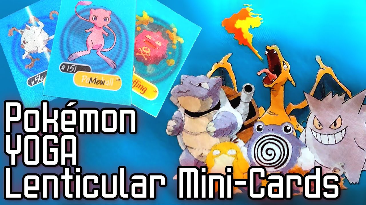 Pokémon YOGA Lenticular Mini Cards - Complete Set - YouTube