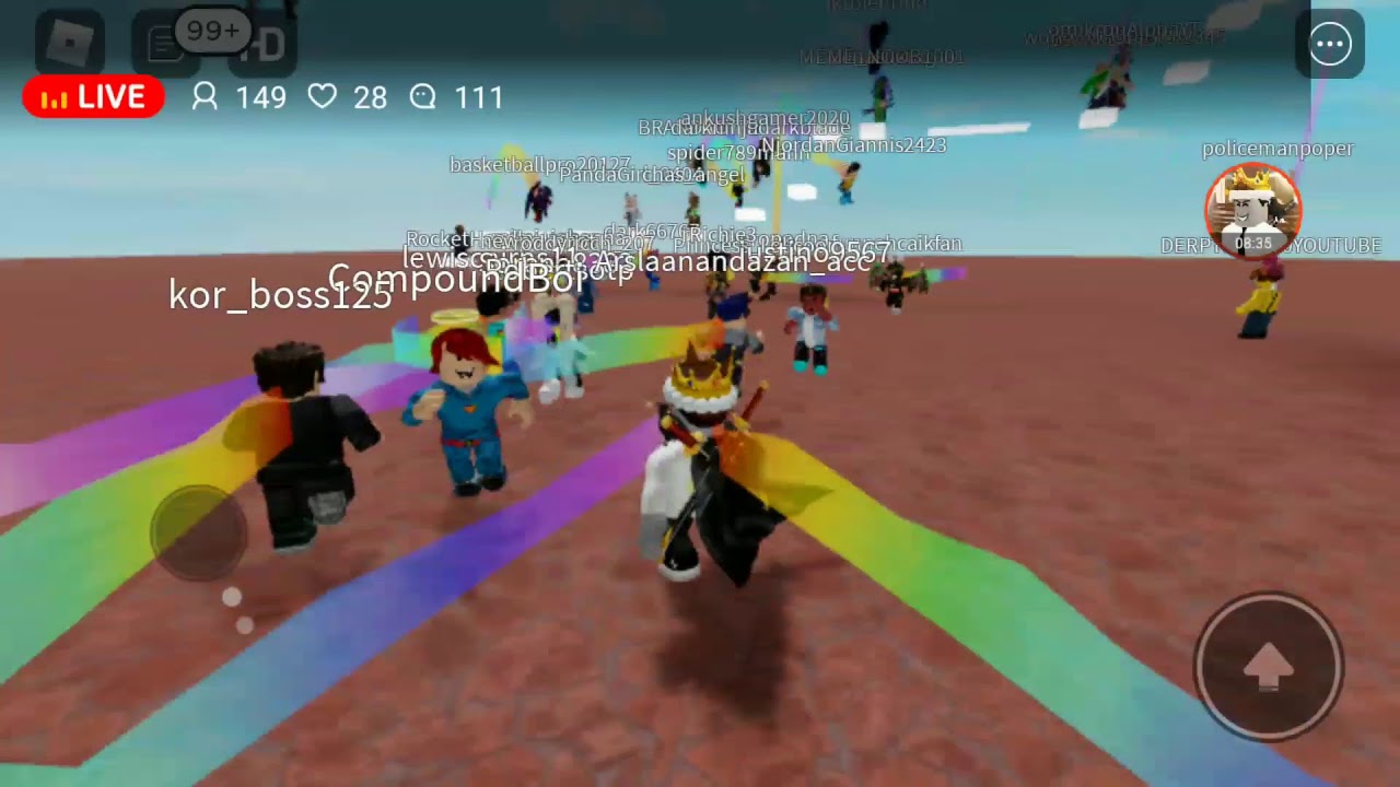 JAMES THE NOOB KING LIVE STREAM!!! (Roblox) - YouTube