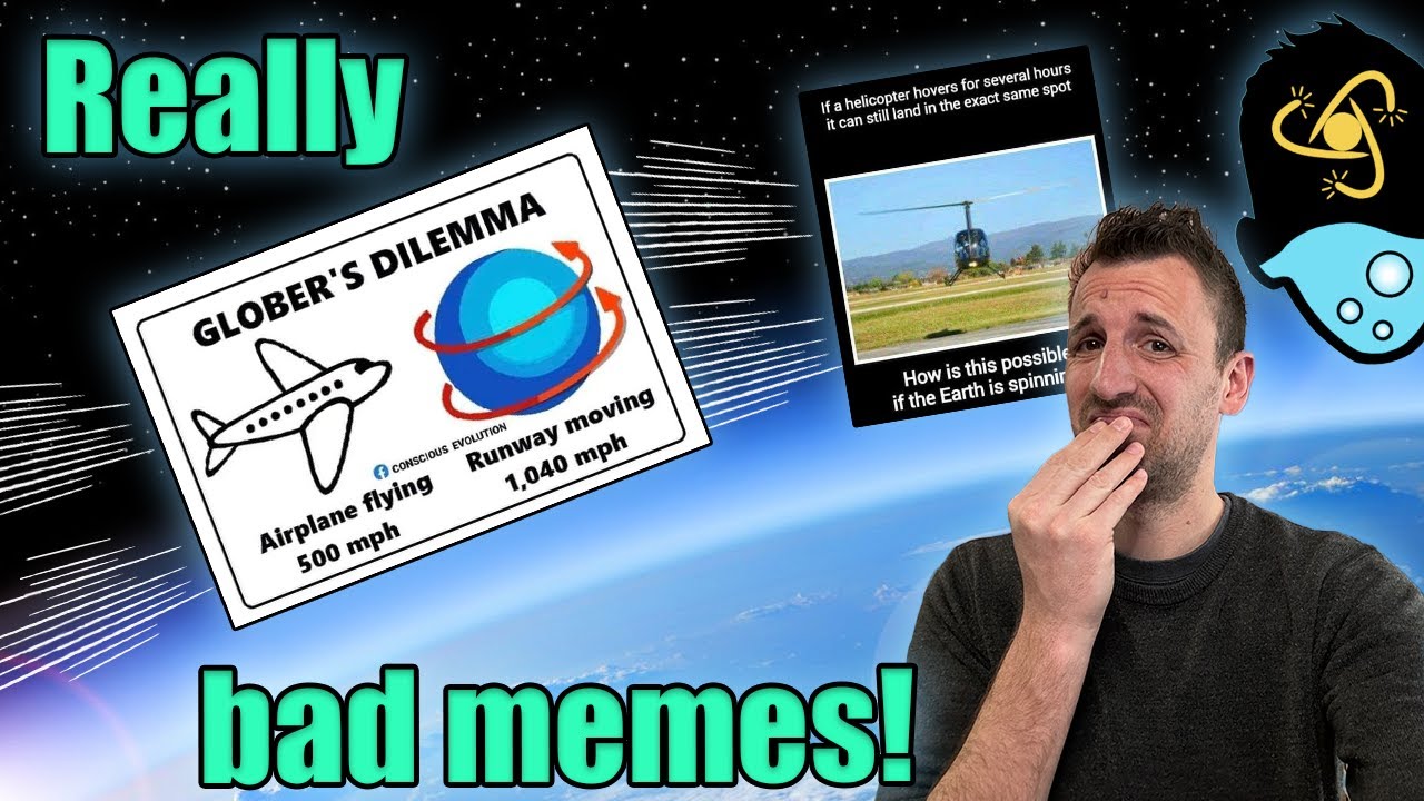 Debunking Flat Earth Memes: Airplanes & Atmosphere - YouTube
