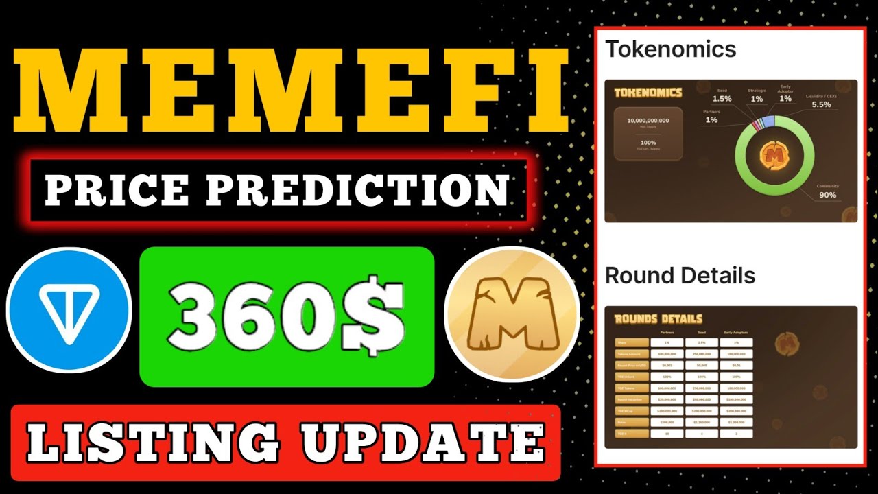 Memefi Next Notcoin 100% Token Unlock 😱 Memefi Lisitng Update 🤑 Memefi ...