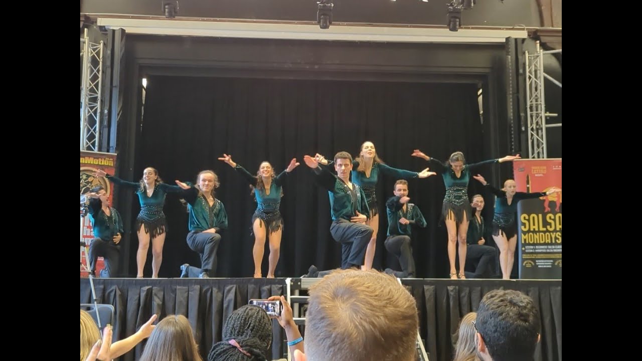 Warwick Intermediate Salsa Performance at DCL Ball 2023 Birmingham - YouTube