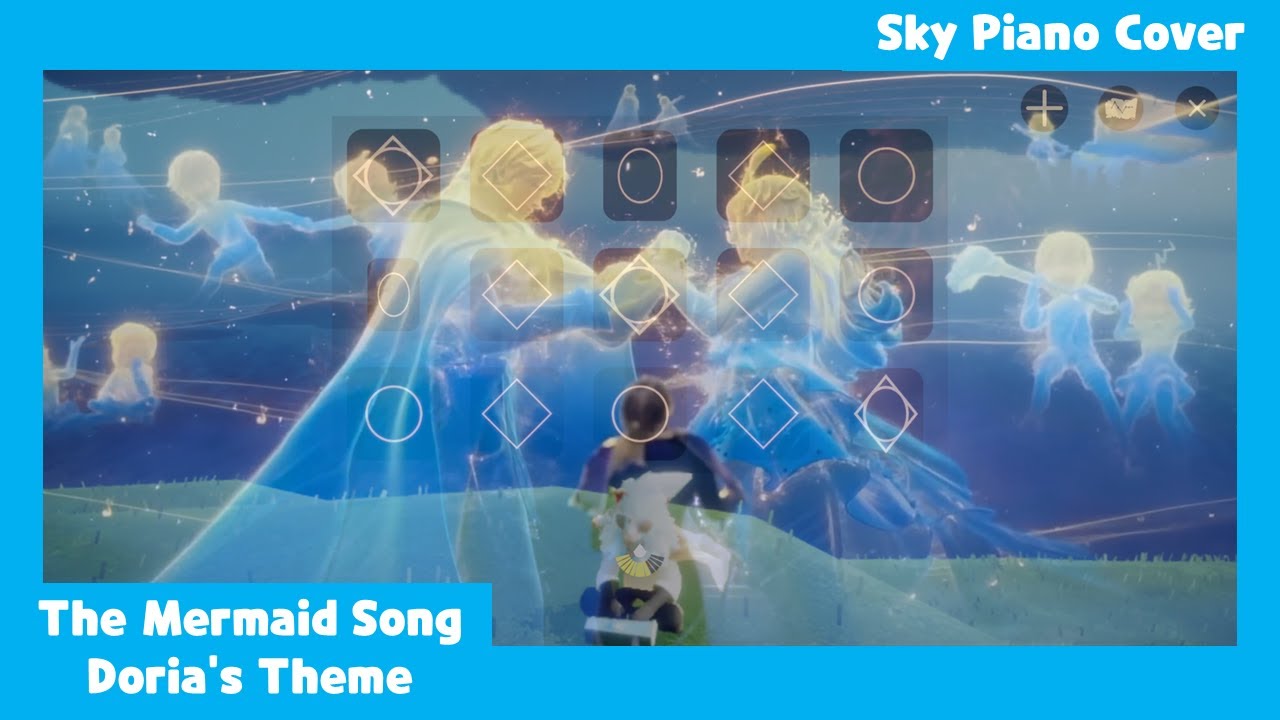 Doria's Theme - The Mermaid Song (Honor of Kings) Sky Piano Cover - YouTube