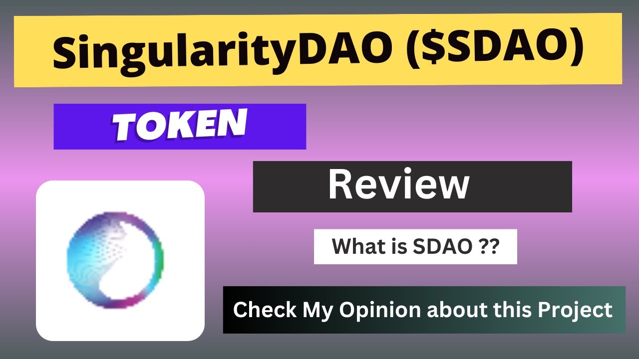 What is SingularityDAO (SDAO) Coin | Review About SDAO Token - YouTube