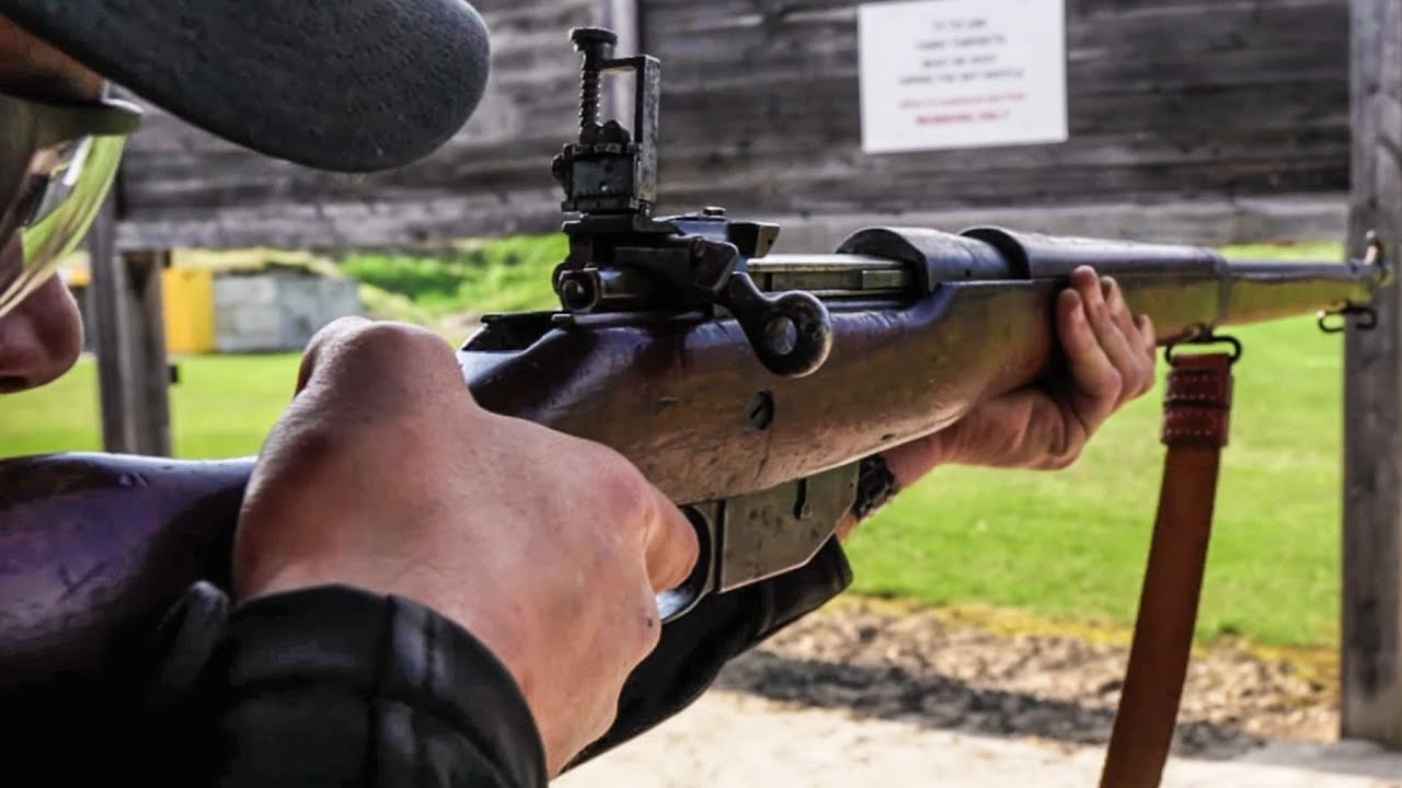 The Ross Rifle | Canadian Straight-Pull Bolt Action - YouTube