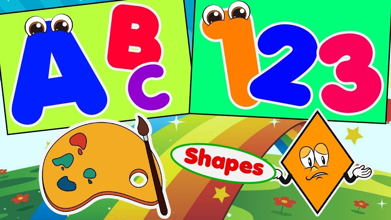 Learn Alphabets, Numbers, Shapes, Colors, Phonics, Vocabulary | Fun ...