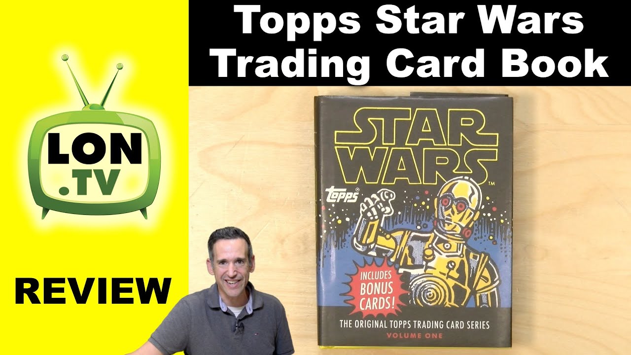 Topps Star Wars Trading Card Book Volume 1 Mini Review - YouTube