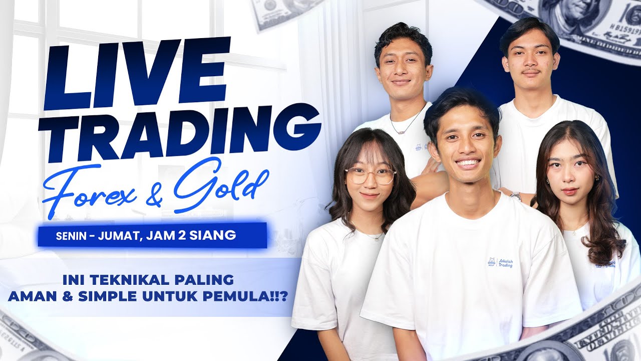 INI TEKNIKAL PALING AMAN & SIMPLE UNTUK PEMULA!!? | LIVE TRADING FOREX ...