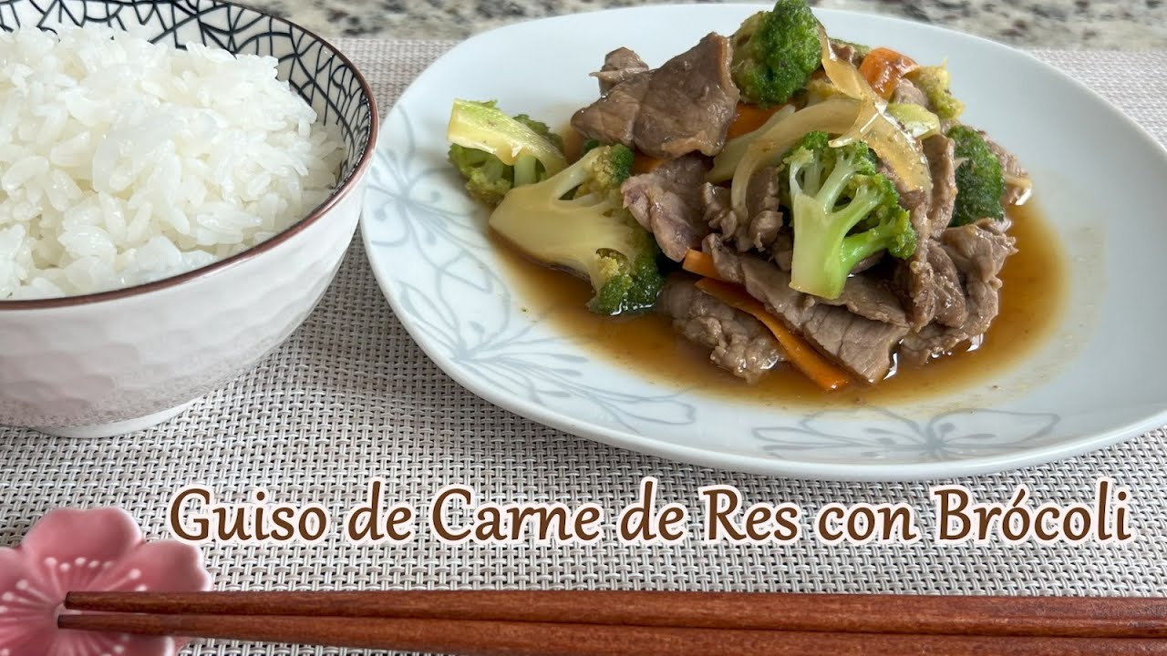 Carne de Res con Brócoli | Comida Completa | Sabor Oriental | Fácil y ...