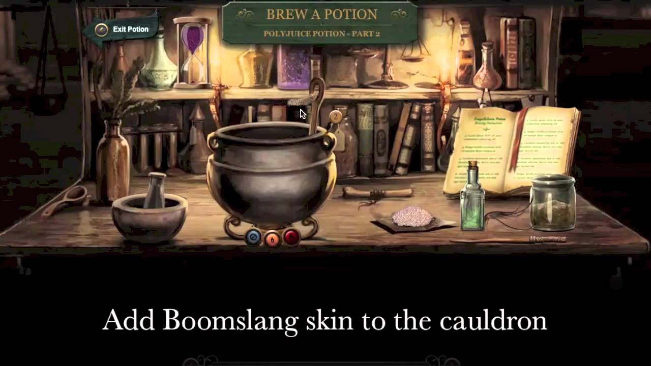 How to brew Polyjuice Potion - pottermore tutorial - YouTube
