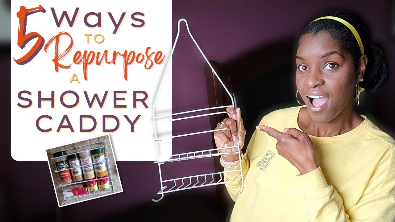 1 Shower Caddy 5 Ways | Frugal Living Repurposing Hacks - YouTube
