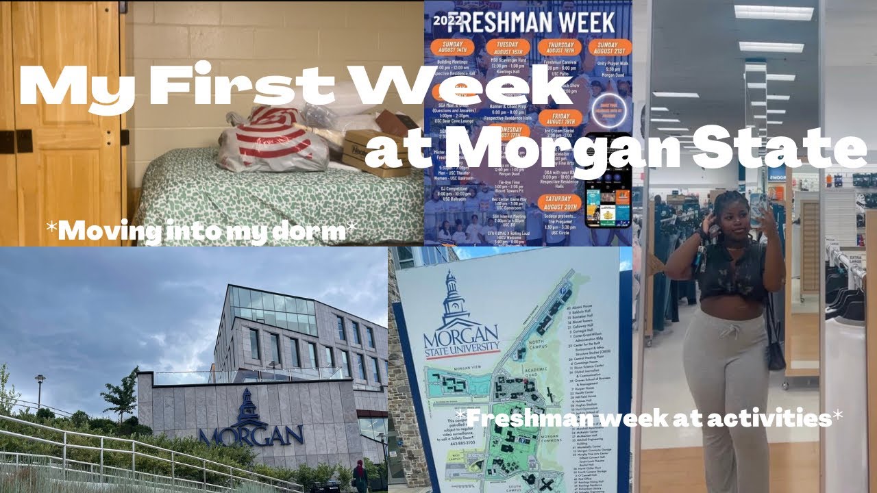 Move in to Morgan State University w/me🚚📦 + Freshman Week || COCOAZAI ...
