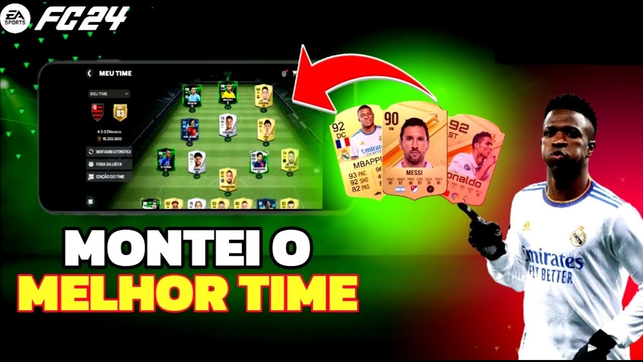 FC24 MOBILE -MONTANDO O MELHOR TIME+X1 COM INSCRITOS🔥 - YouTube