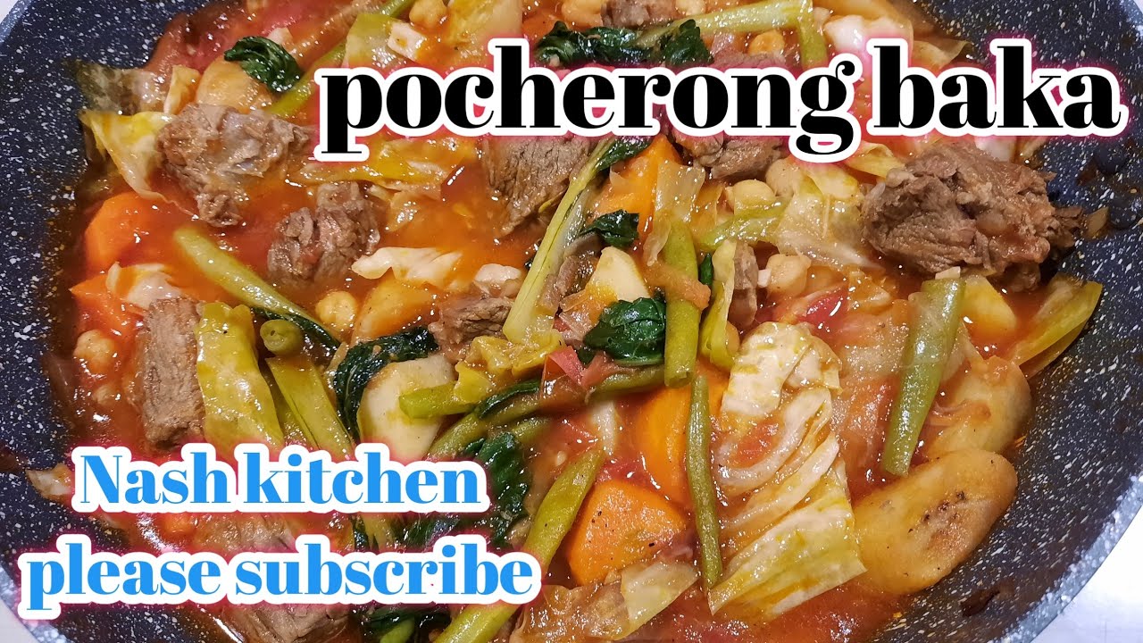 how to cook beef pochero | pocherong baka | panlasang pinoy!! - YouTube