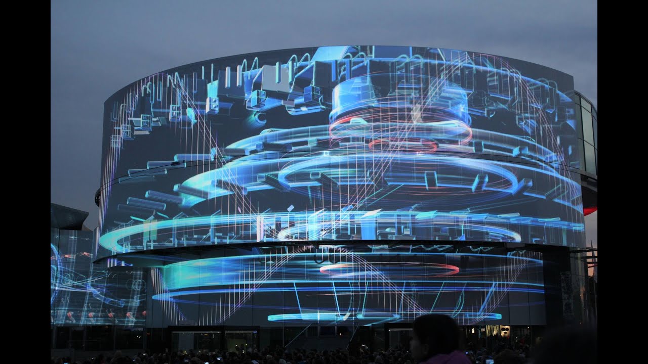 Audi Late Light Show feiert Premiere - YouTube