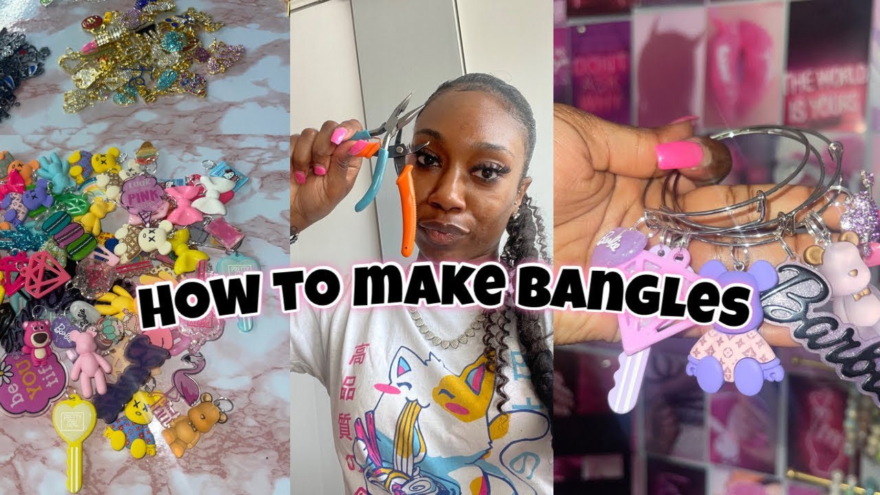 HOW TO MAKE BANGLES | HOW TO MAKE BRACELETS| LIVE TALK THRU - YouTube