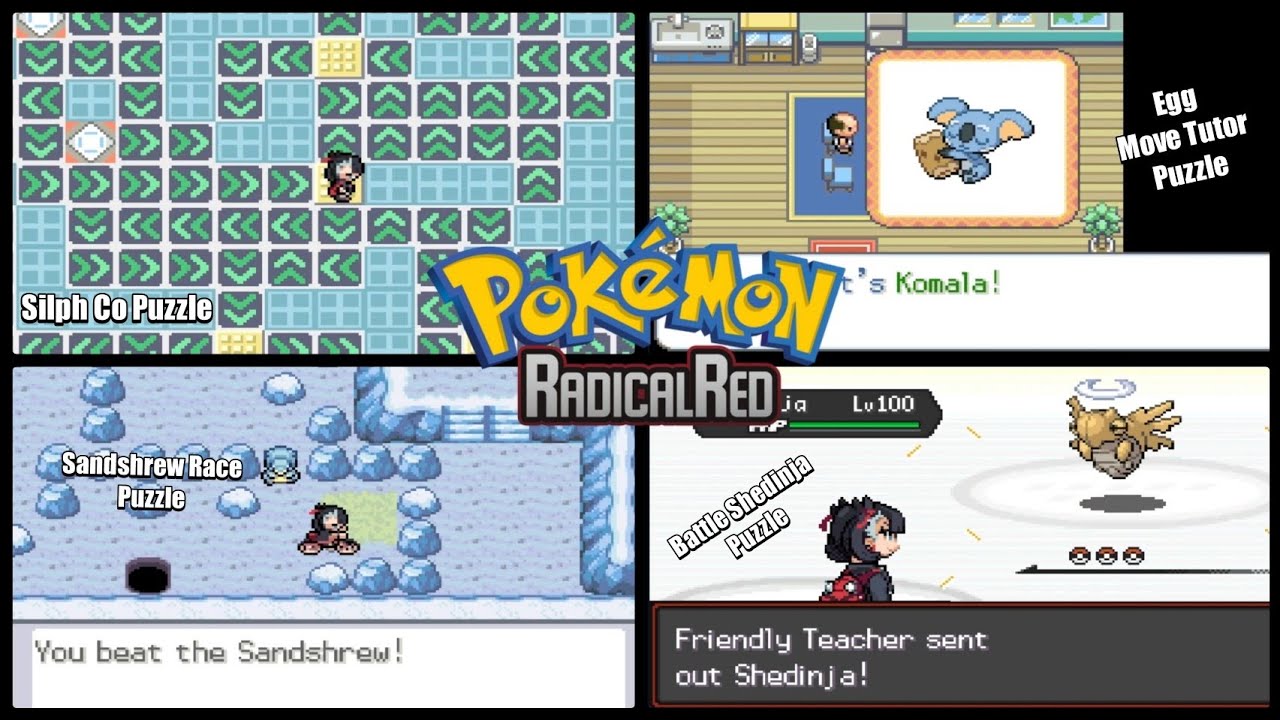 All Puzzle Walkthroughs: Pokémon Radical Red 4.1 - YouTube