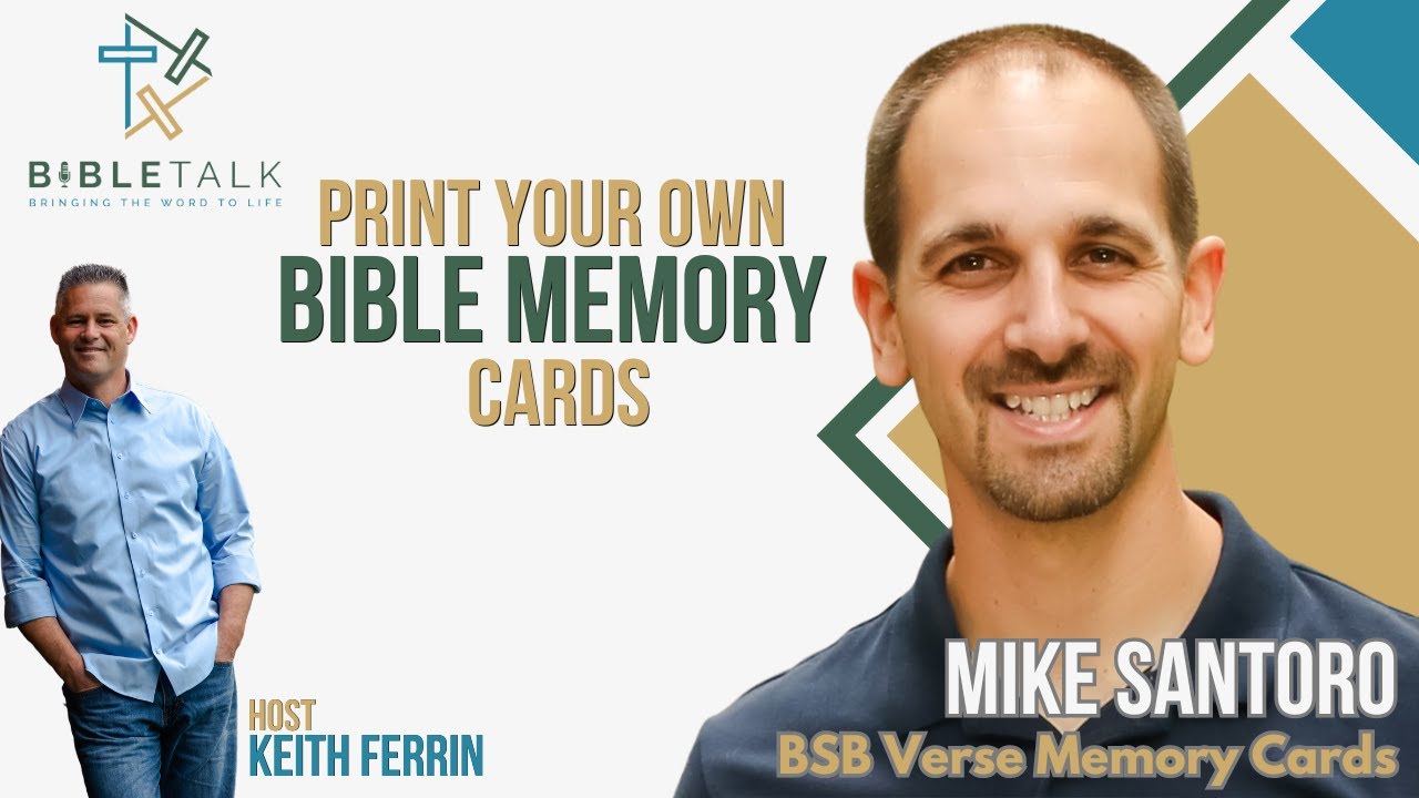 Amazing, Free Bible Memory Cards! (BibleTalk #83 - Mike Santoro) - YouTube
