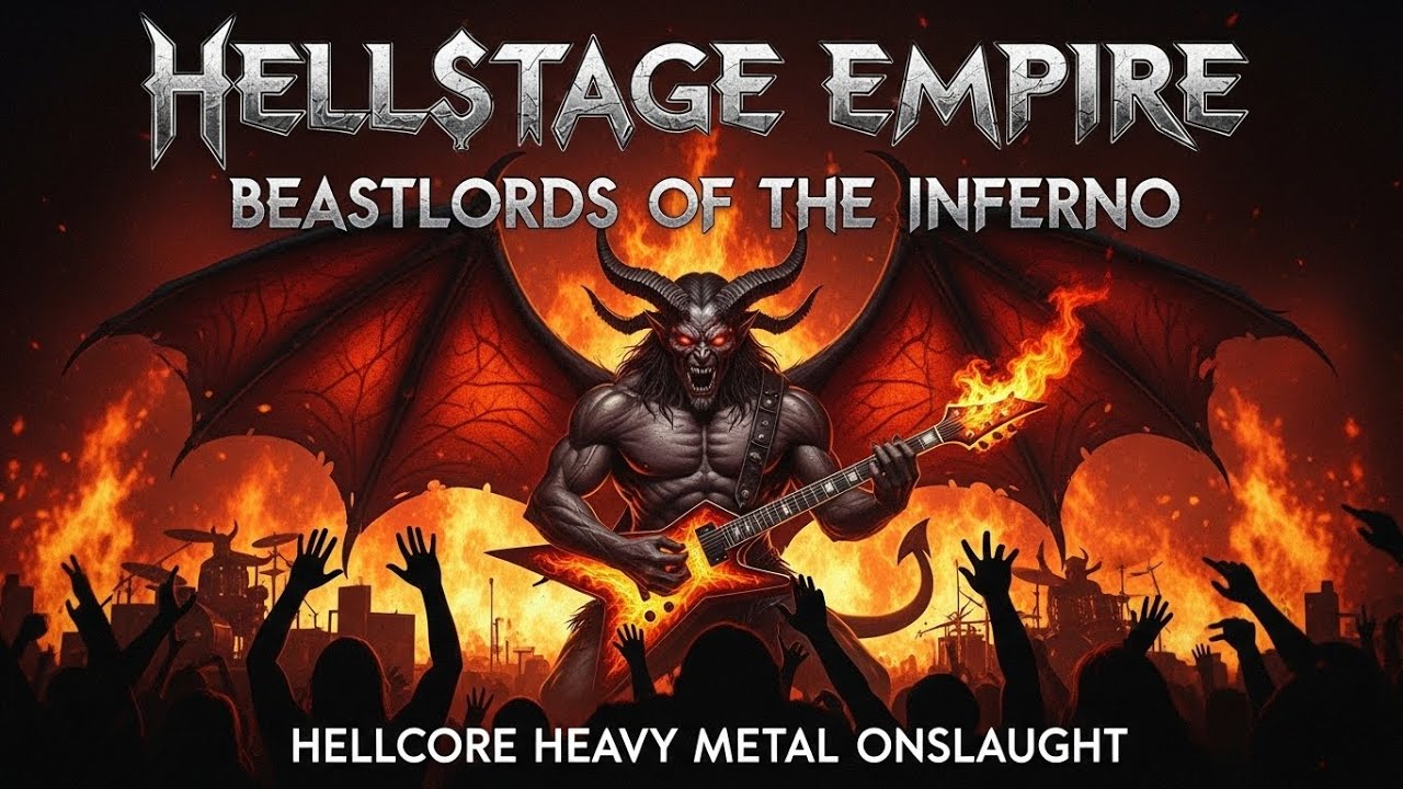 ⚡ HELLSTAGE EMPIRE | Beastlords of the Inferno | Hellcore Heavy Metal ...