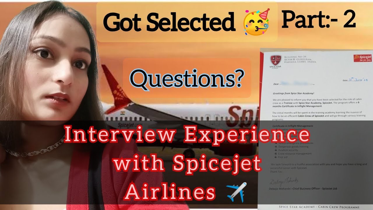 Cabin Crew Interview Experience With Spicejet Airlines ️||New Process ...