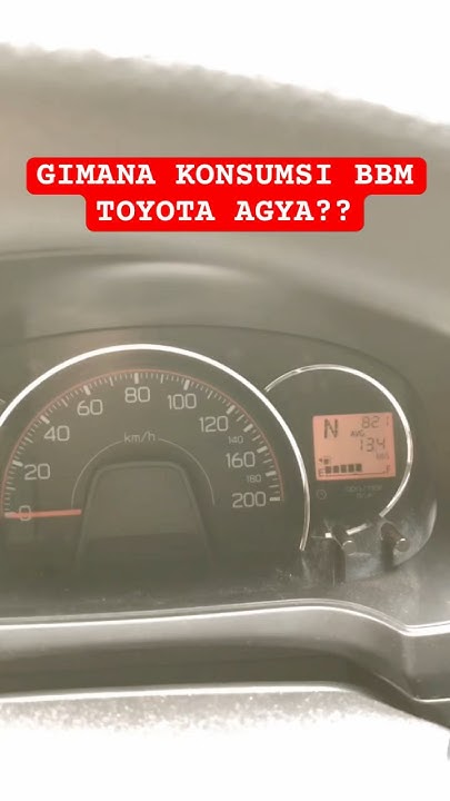 Konsumsi BBM Toyota Agya 1.2cc #shorts - YouTube