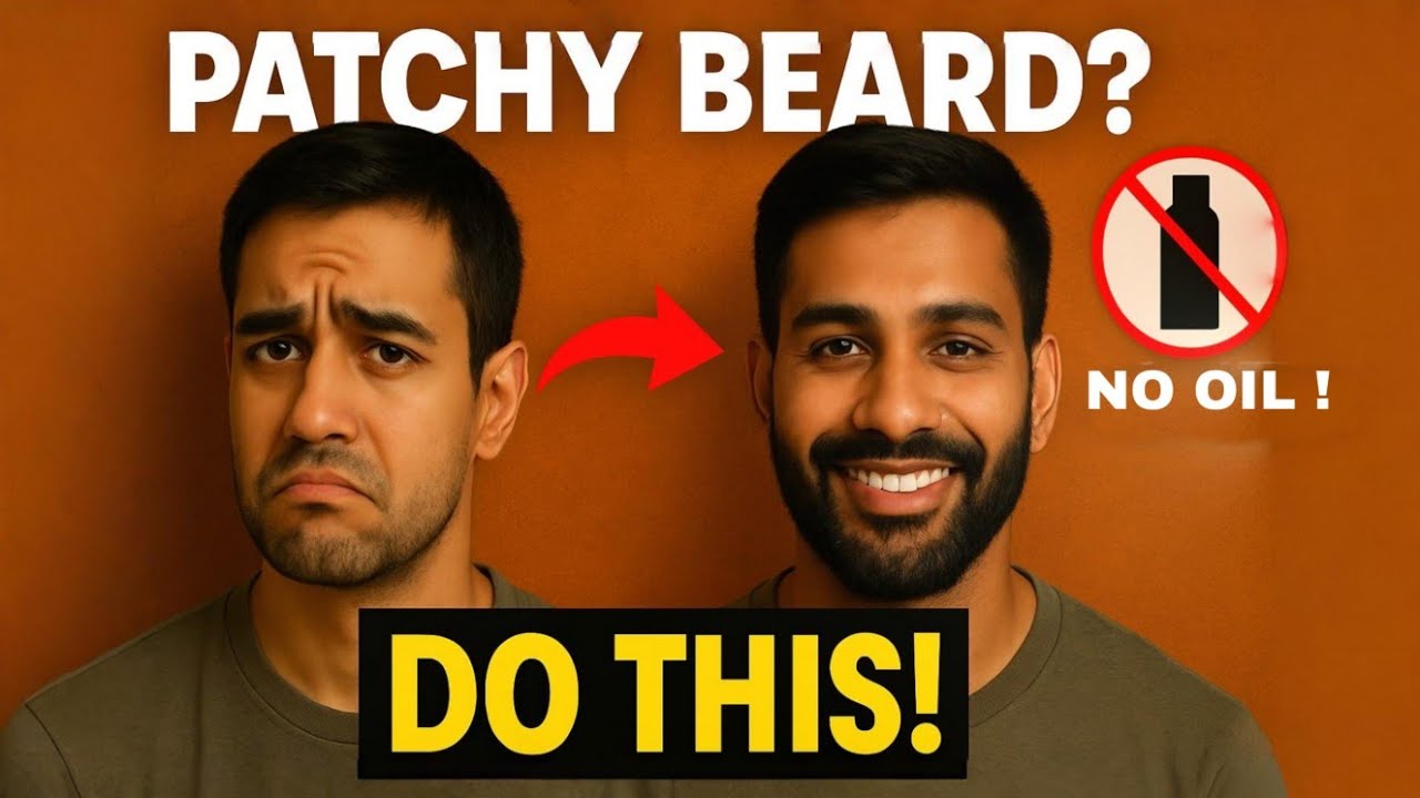 Grow Beard Naturally Without Oil | Patchy Beard Solution | Science-Based Beard Growth Tips - YouTube