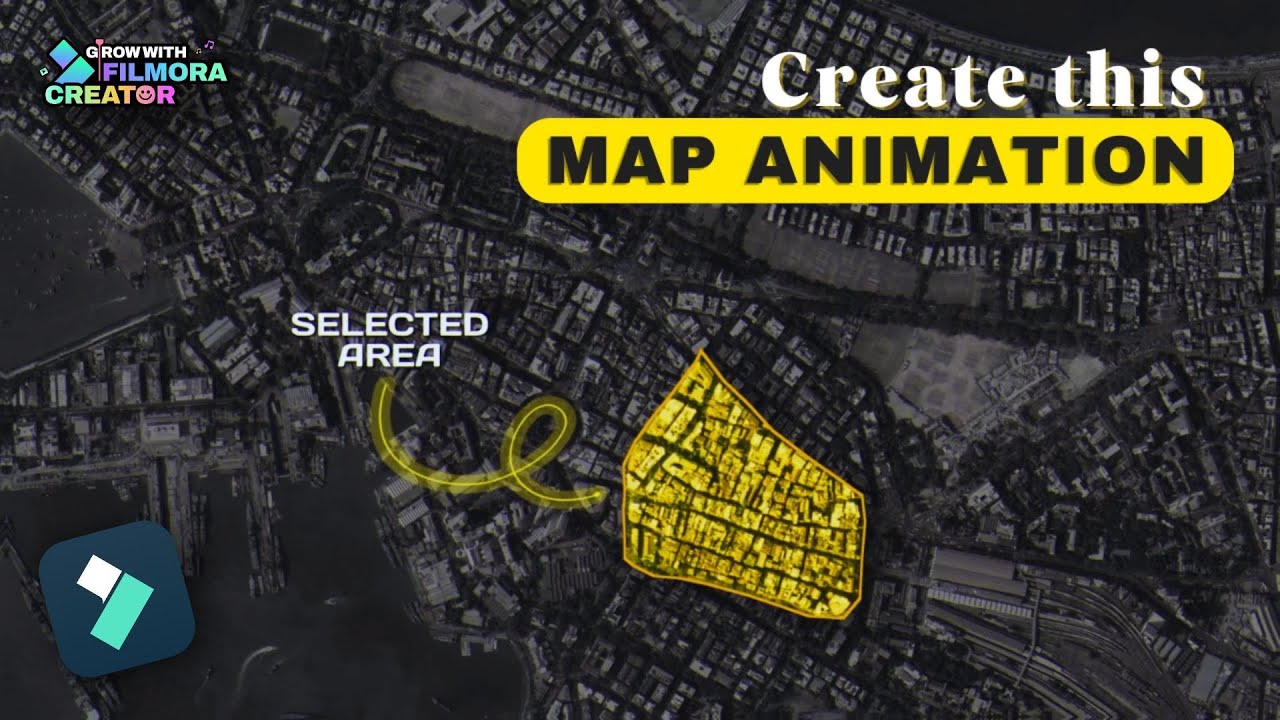 Creative Highlight MAP Animations Using Filmora 13 - YouTube