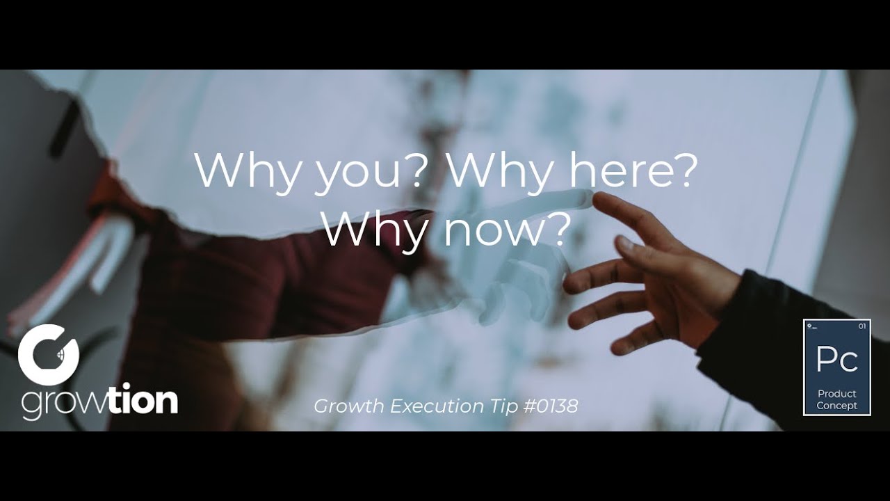 Why you? Why here? Why now? - YouTube