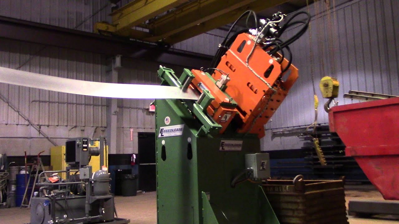 Push-Pull Roll Feed System with Scrap Chopper - Angle 2 - YouTube