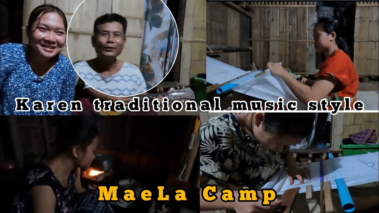 One Day with me in MaeLa Camp visit sweet & funny family - YouTube
