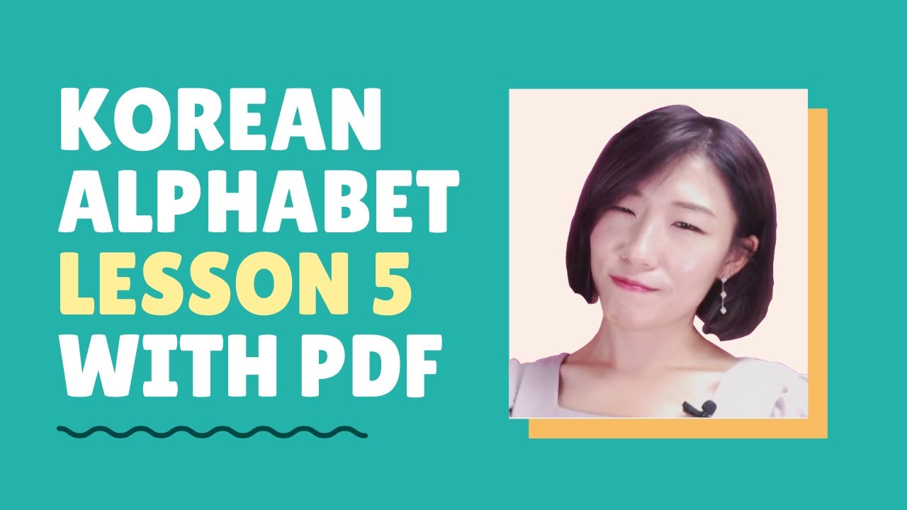 Korean Alphabet Lesson #5: 11 Double final consonants pronunciation ...