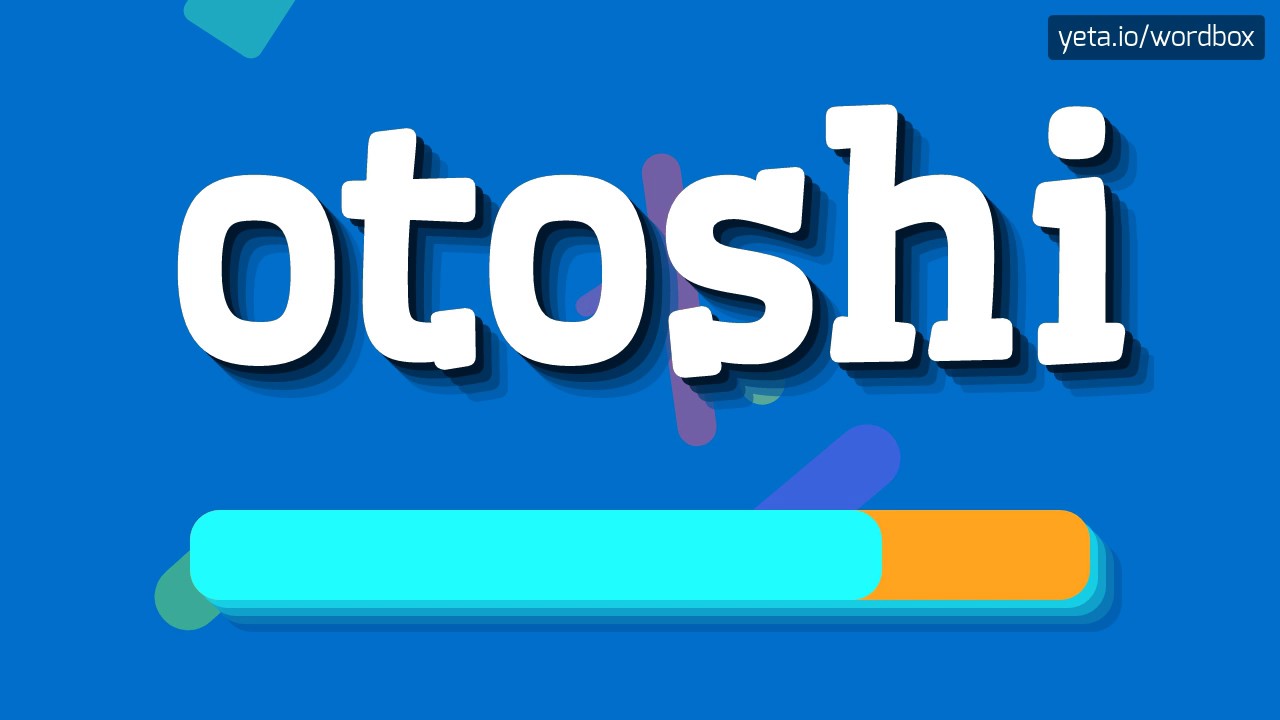 OTOSHI - HOW TO PRONOUNCE IT!? - YouTube