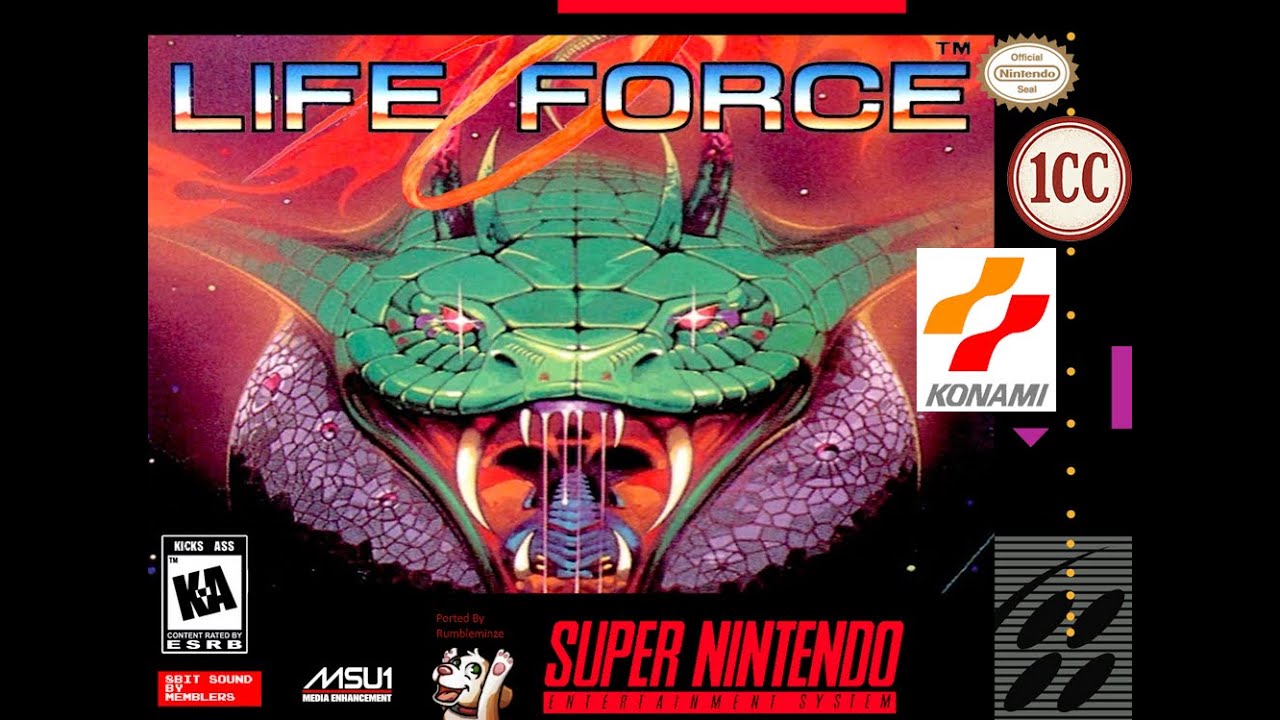 Life Force (1988) - Super Nintendo [NES PORT - VRC6 OST] - (1CC-2nd ...