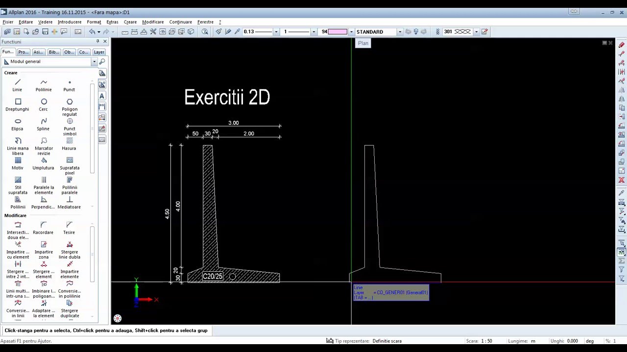 Modelare 2D si 3D in Allplan - YouTube