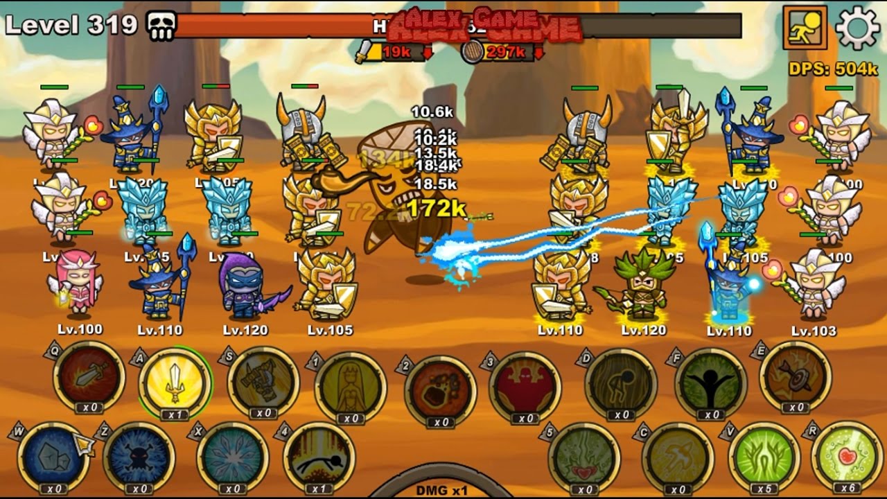 Asgard Skill Master Chapter 11-2 HARD (311-320 level Part 32) Flash RPG ...