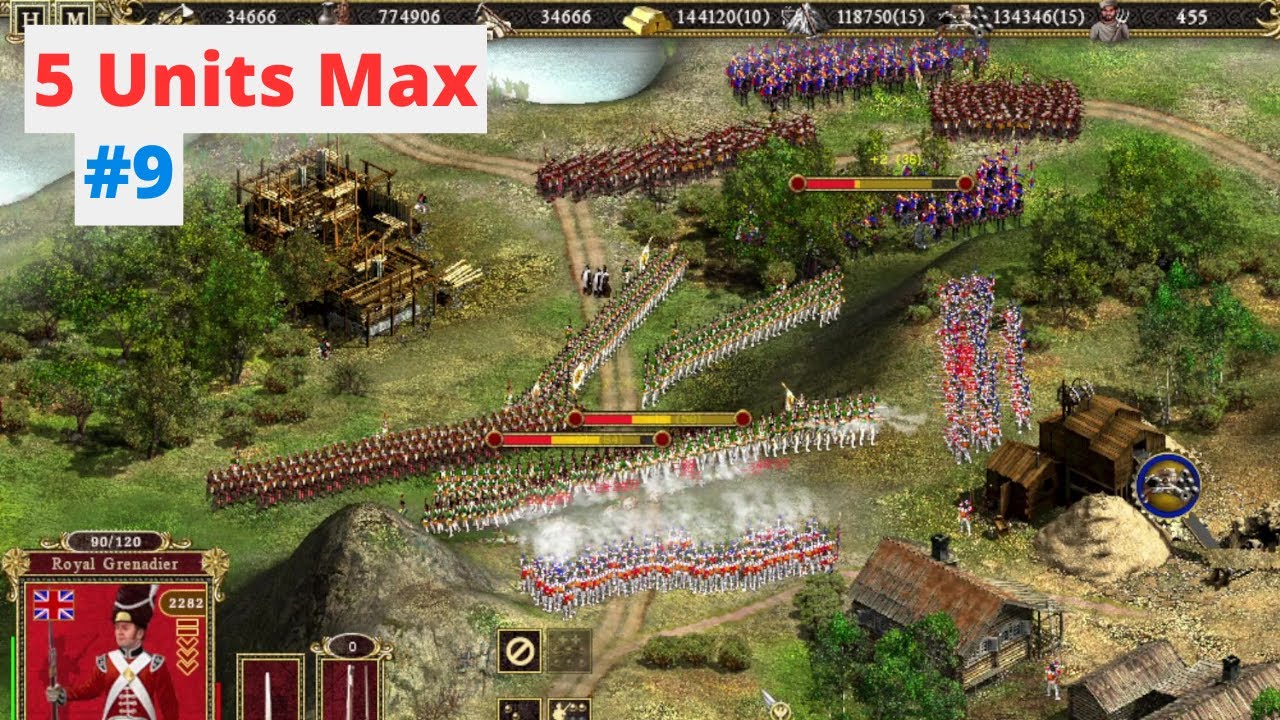 5 Units Max | Cossacks 2: Battle for Europe | Britain Very Hard | Part ...