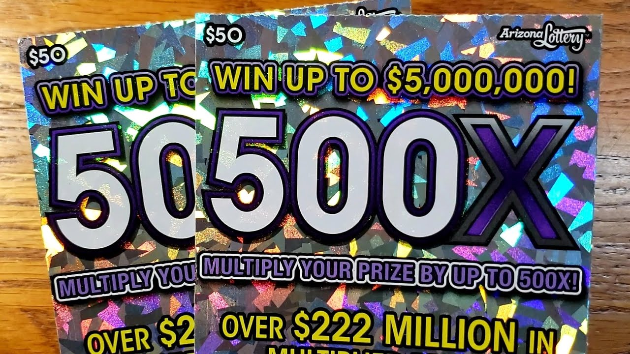 ARIZONA LOTTERY-- 500X! BACK 2 BACK WIN! - YouTube