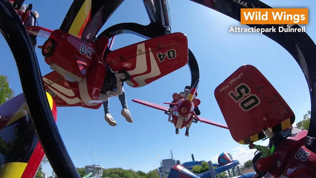Wild Wings On-ride | Attractiepark Duinrell | Theme Park Videos - YouTube