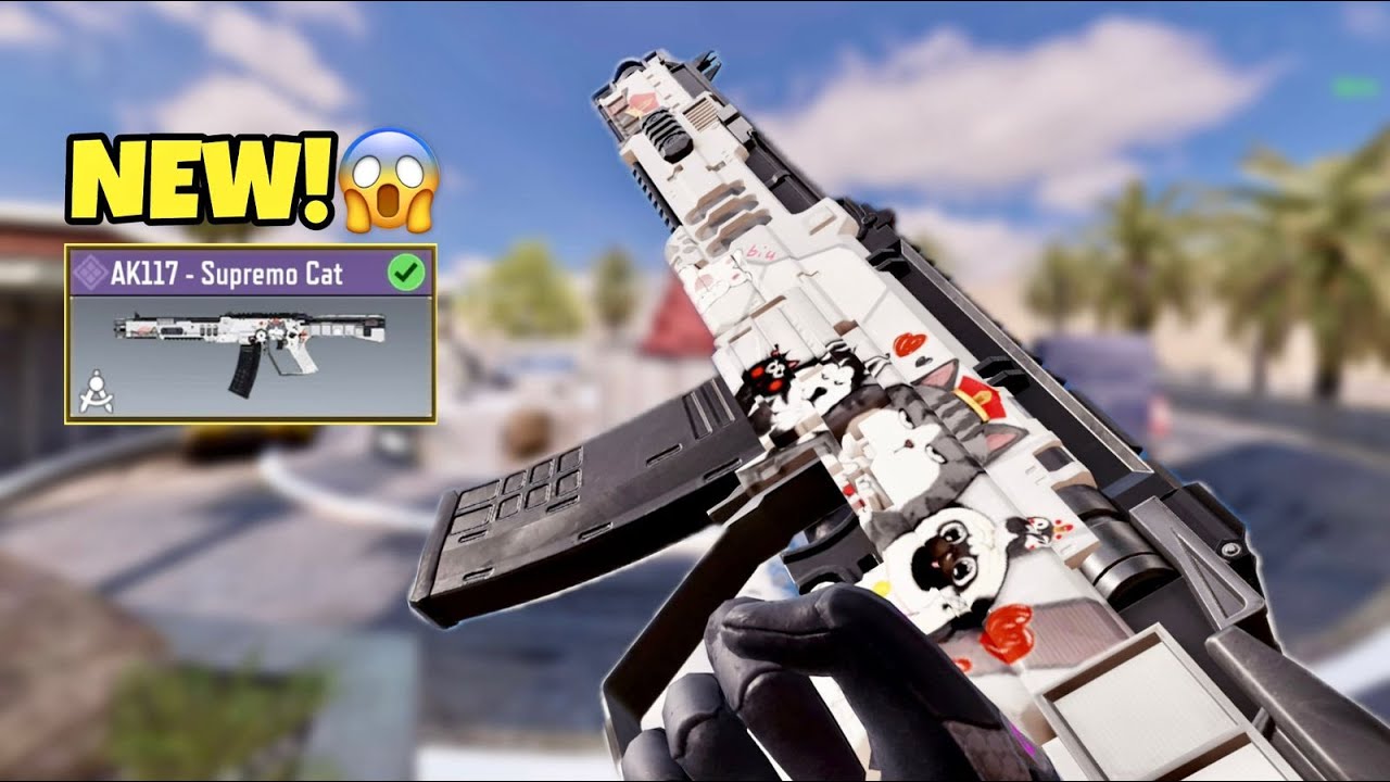 *NEW* AK117-Supremo Cat Strongbox Skin in COD Mobile - YouTube
