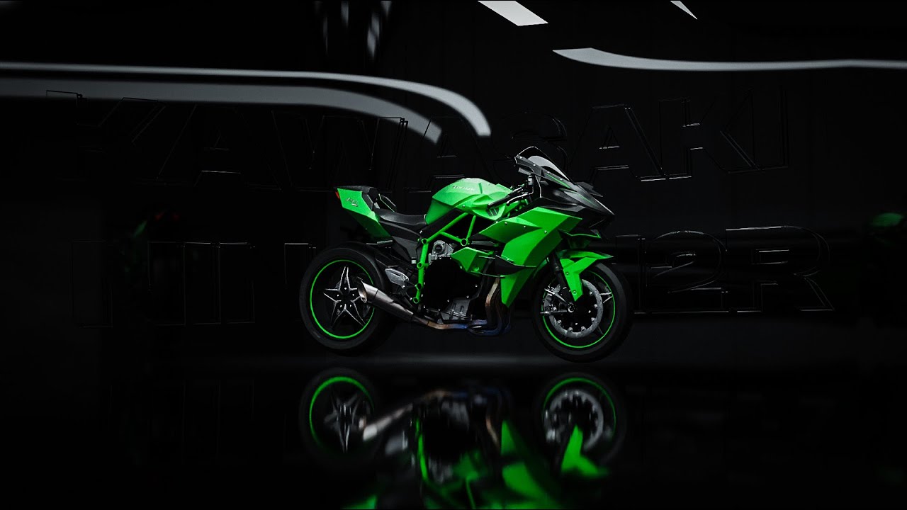 3D Animation - Yamaha H2R Ninja - YouTube