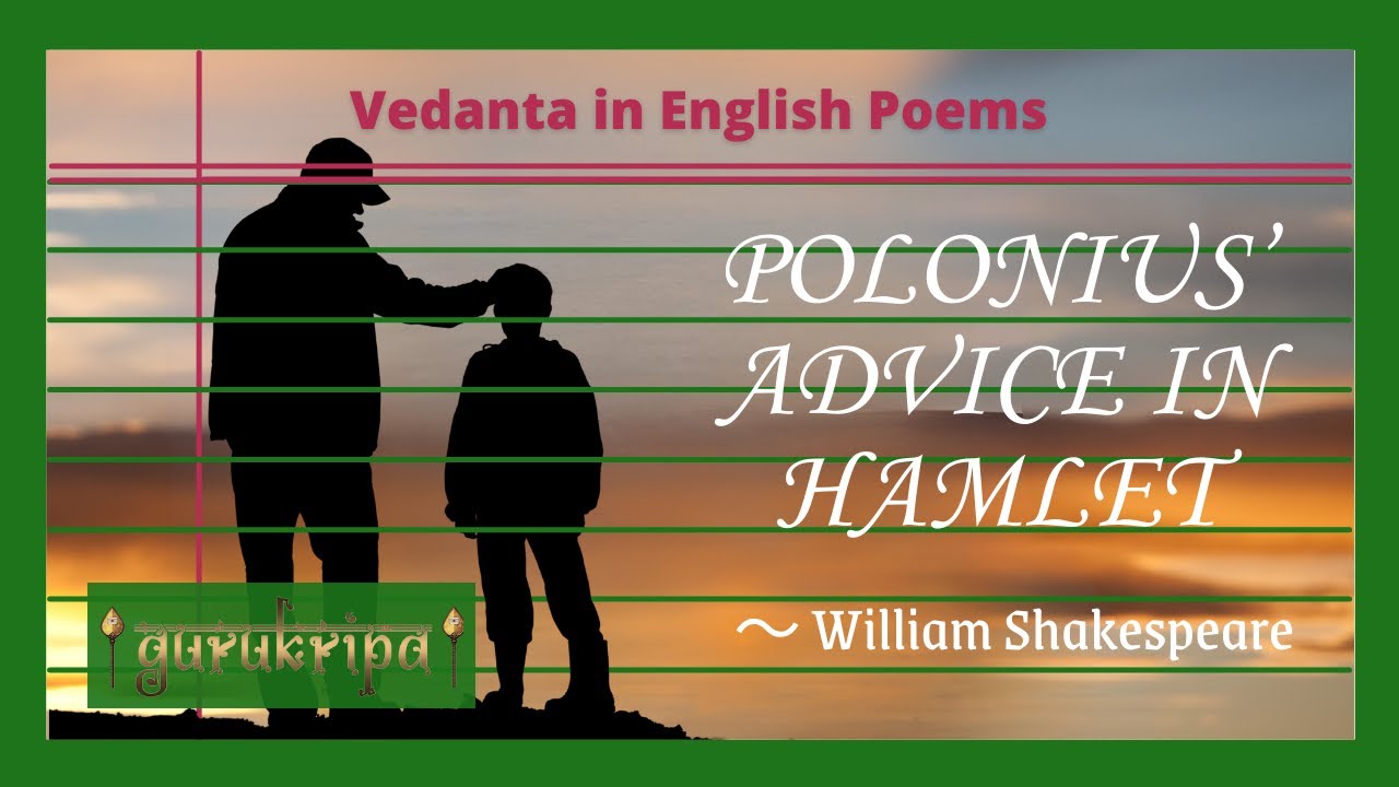 Polonius' Advice in Hamlet - YouTube