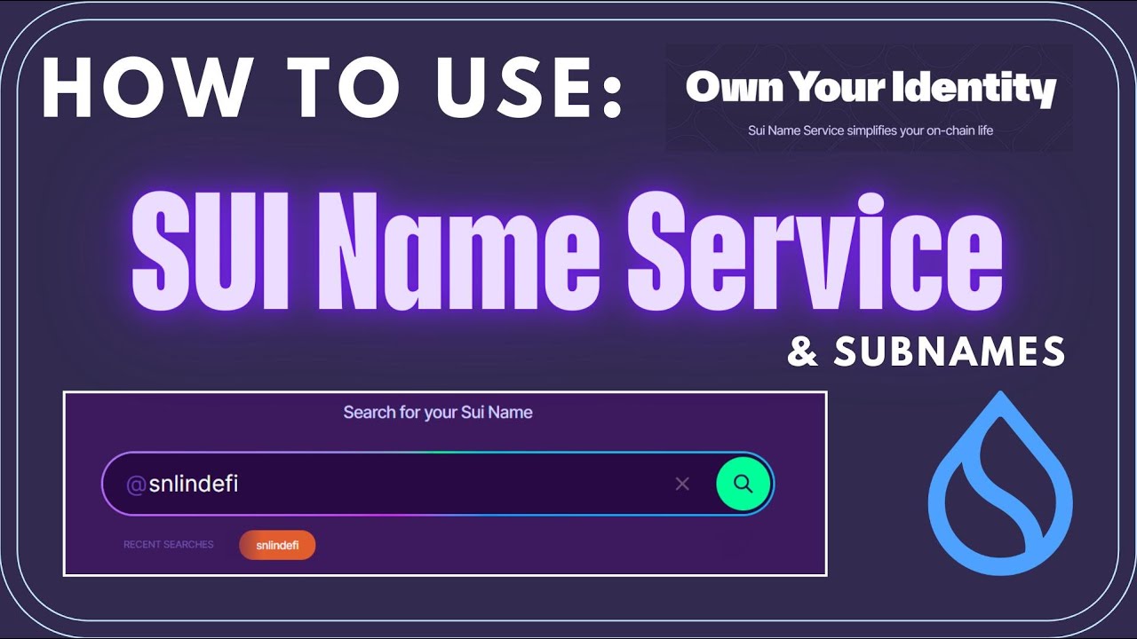 How to Use SUI Name Service & Subnames - YouTube