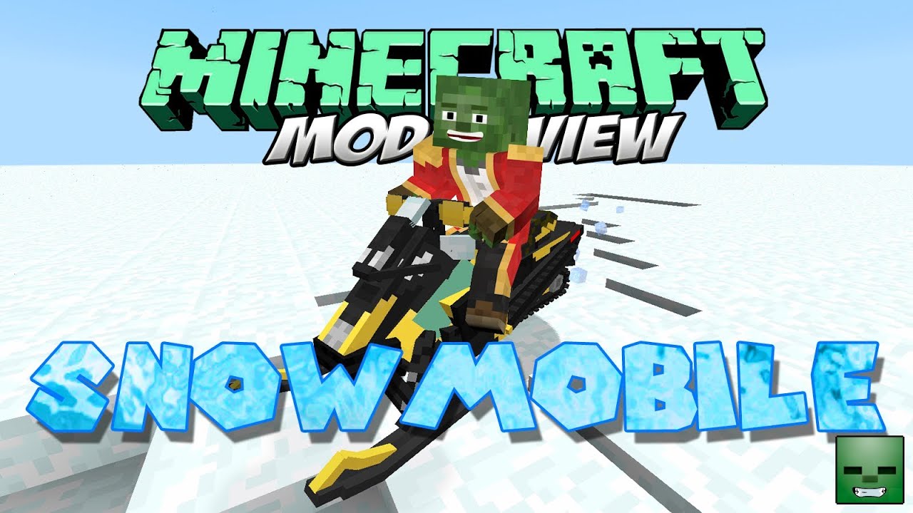 SNOWMOBILE MOD - ¡Motos de nieve! [Forge][1.6.4] - YouTube