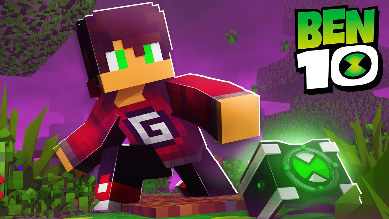 ENCONTREI O OMNITRIX no MINECRAFT - NOVA SERIE - BEN 10 ADDON Ep.1 ...