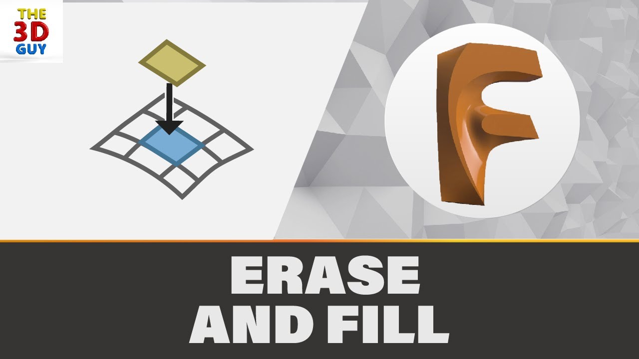 How to Erase and Fill Mesh Bodies in Fusion 360 - YouTube