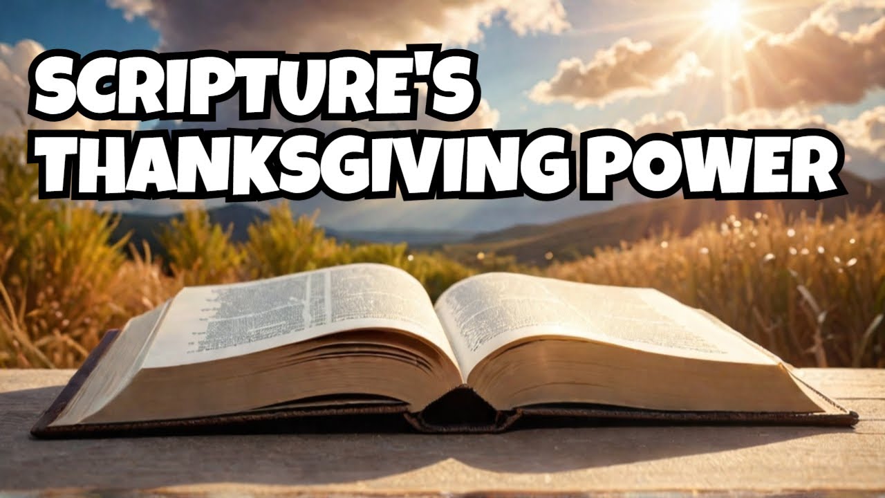 Scripture Reveals the POWER of Thanksgiving - YouTube