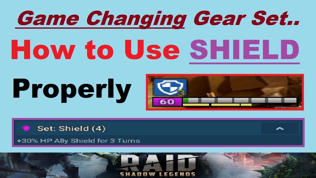 ~Shield Set~ Guide.. a *GAME CHANGING* Gear Set & How to Use it ...