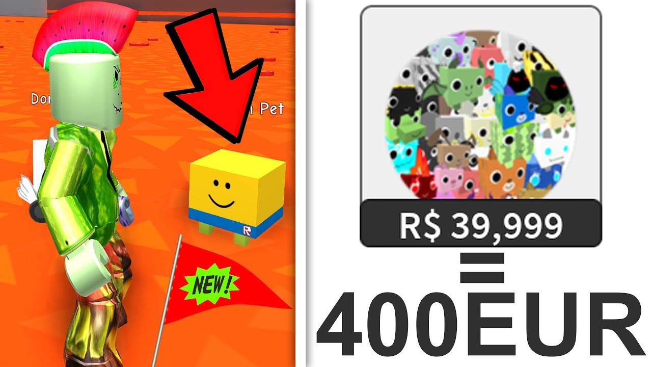 39.999 ROBUX ITEM! 400 EURO! (Roblox Pet Simulator) - YouTube