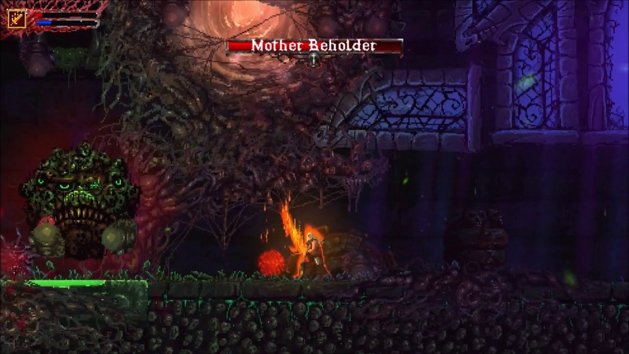 Lets Play Slain: Back From Hell Part 10 - Mother Beholder - YouTube